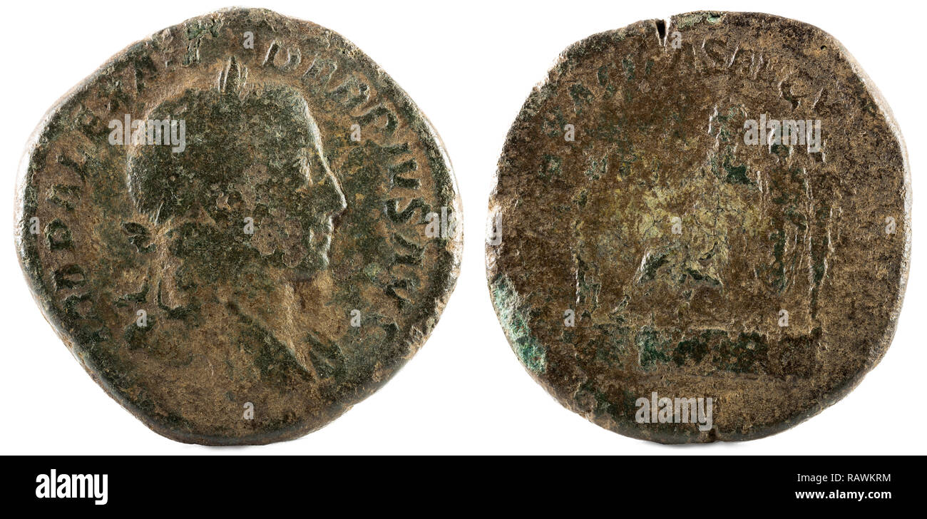 Roman Emperor Severus Alexander Coin High Resolution Stock Photography ...