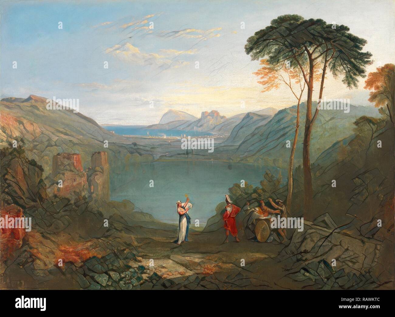 Lake Avernus: Aeneas and the Cumaean Sybil, Joseph Mallord William ...