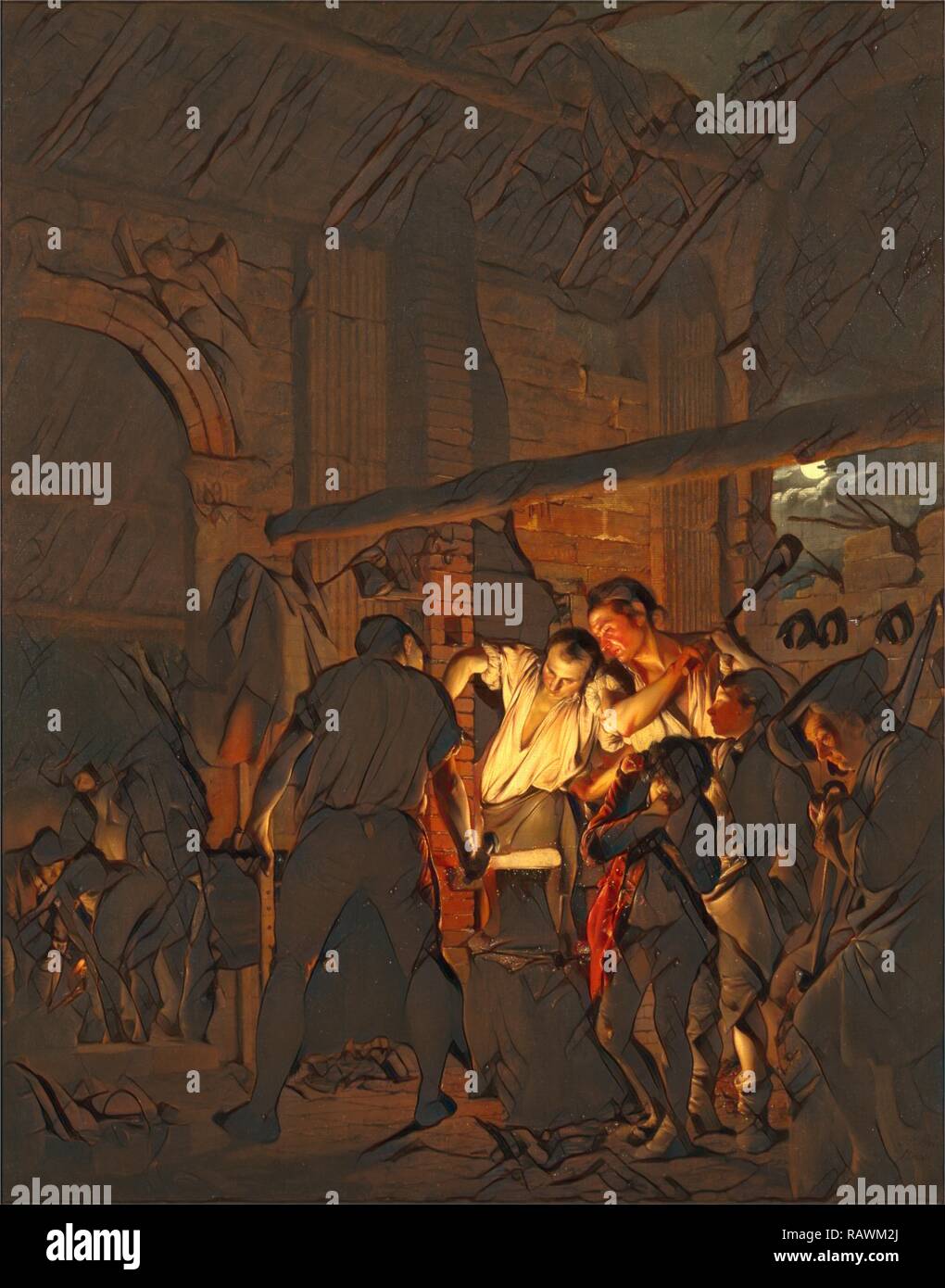 The Blacksmith's Shop Signed and dated, lower right: 'Jo:[symbol ...