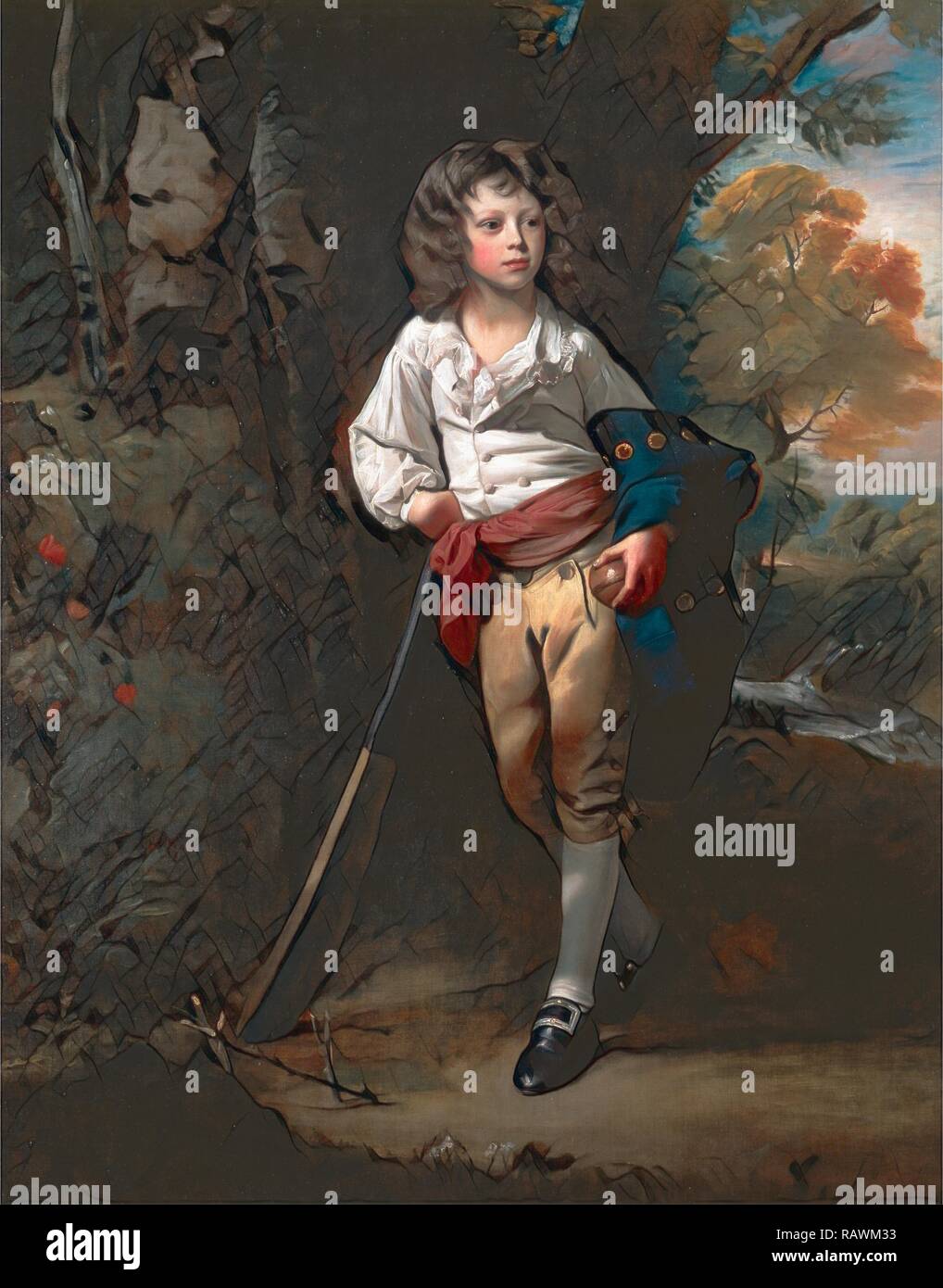 Richard Heber, John Singleton Copley, 1738-1815, American. Reimagined by Gibon. Classic art with ...