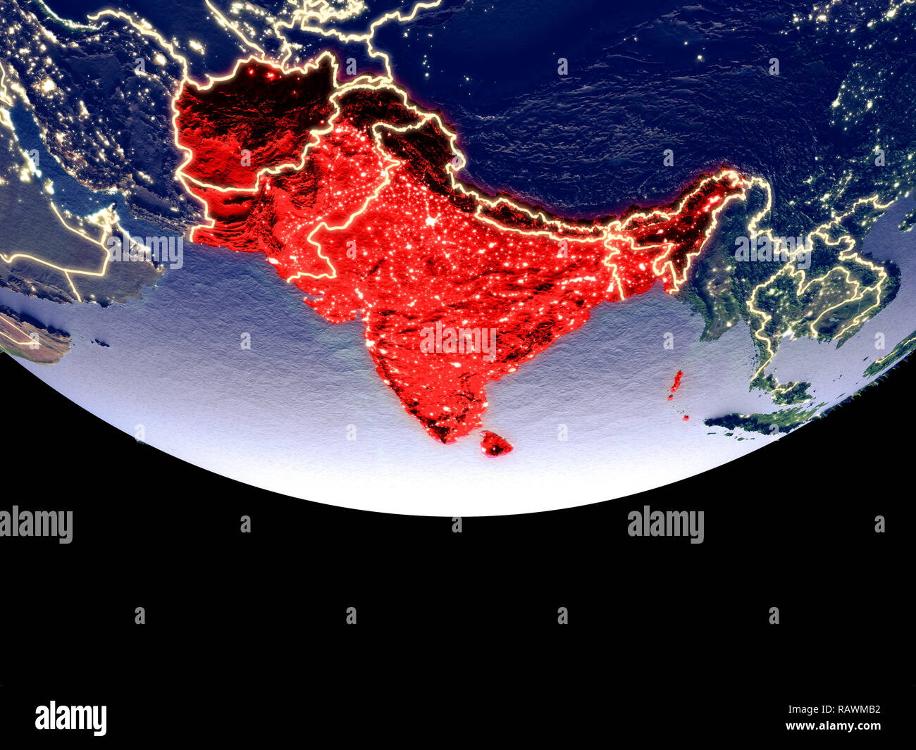 Saarc countries hi-res stock photography and images - Alamy
