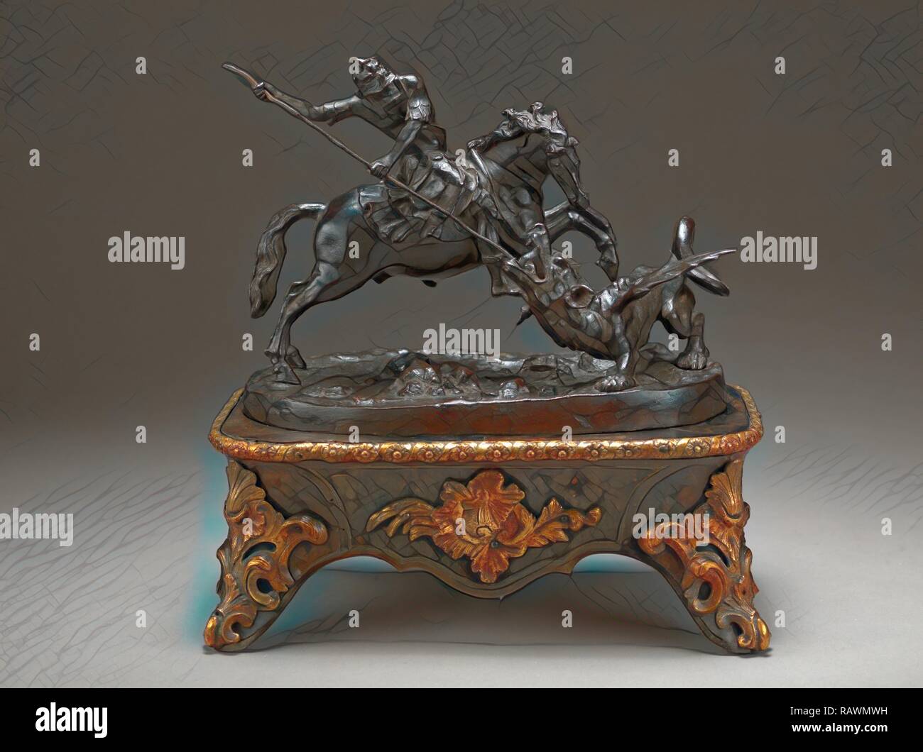Sculpture, St. George and the Dragon, Francesco Fanelli, born 1577 ...