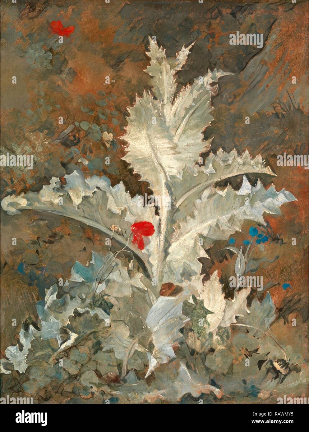 A Thistle, Attributed to John Crome, 1768-1821, British. Reimagined by ...