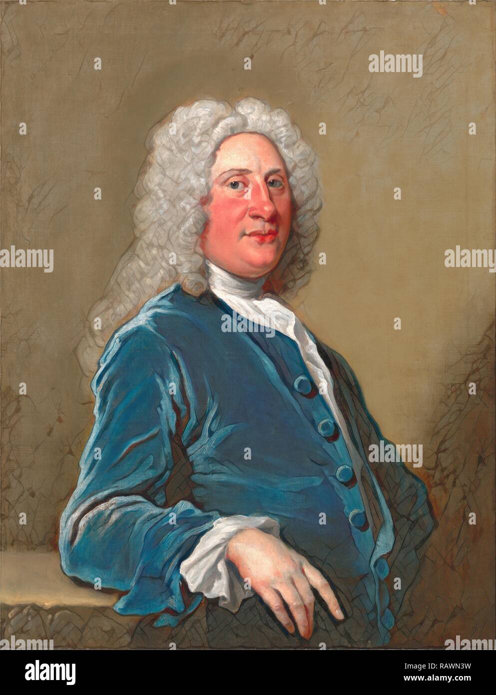 An Unknown Man, Joseph Highmore, 1692-1780, British. Reimagined by ...