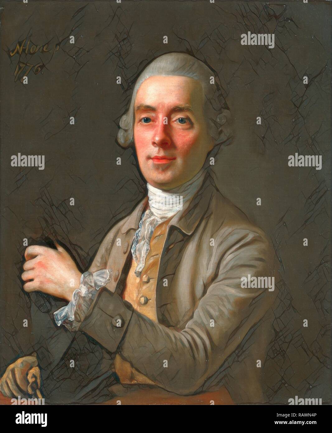 Benjamin Cole Signed and dated, upper left: 'NHONE P | 1776', Nathaniel ...