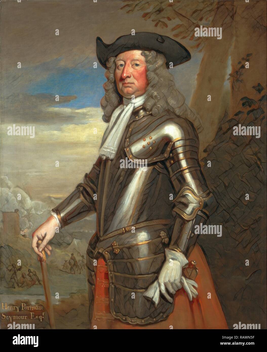 Henry Portman Seymour Inscribed in ocher paint, lower left: 'Henry ...