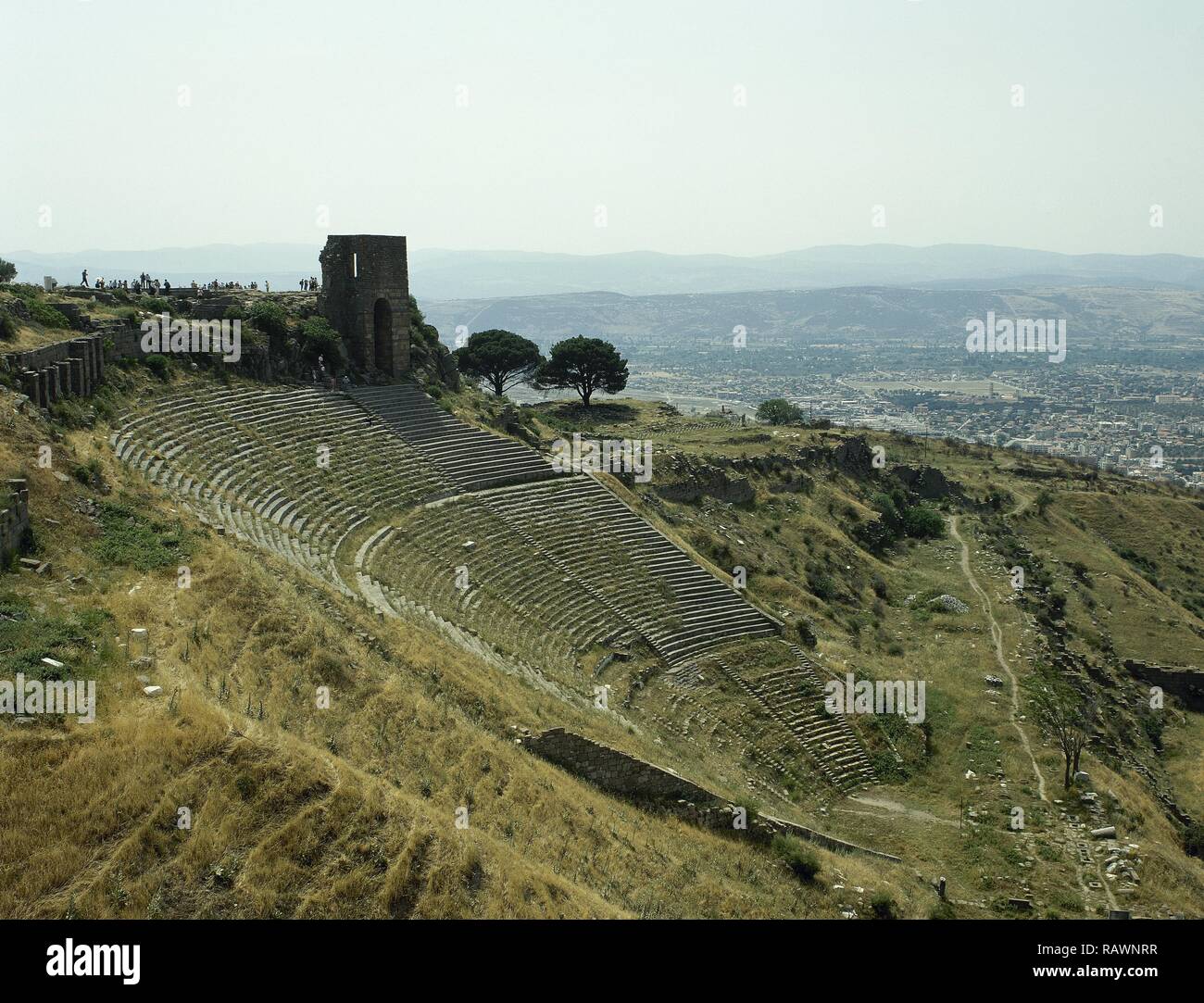 Turkey. Pergamon. Ancient Greek city in Aeolis. Upper Acropolis ...