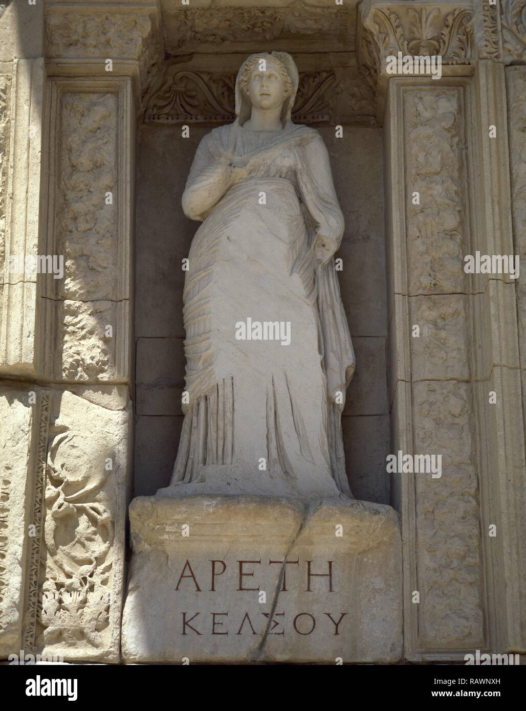 Turkey. Izmir province. Ephesus. Library of Celsus. Roman building ...