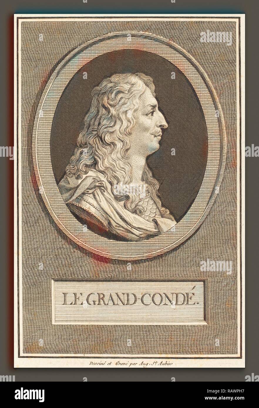 Augustin de Saint-Aubin (French, 1736 - 1807), Le Grand-Conde, 1800 ...