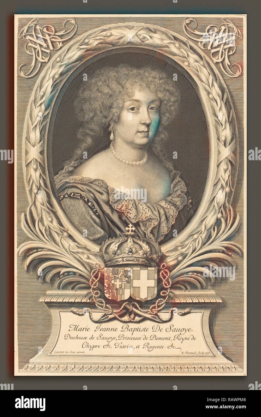 Robert Nanteuil After Laurent Dufour French 1623 1678 Marie