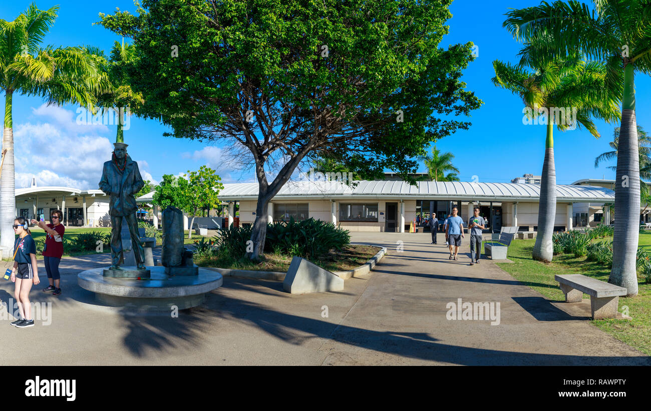 Oahu, Hawaii - Dec 25, 2018 : View of the Pearl Harbor Historic sites ...
