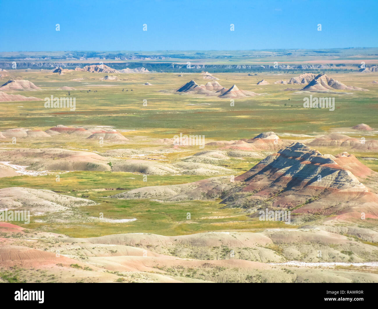 Aerial of badlands hi-res stock photography and images - Alamy