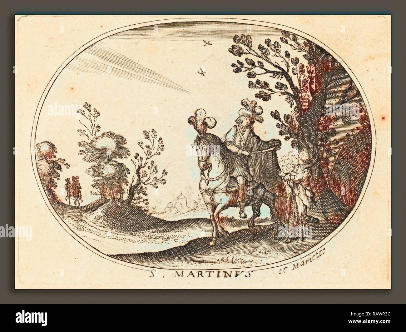 Balthasar Moncornet (French, c. 1600 - 1668), Saint Martin and the ...