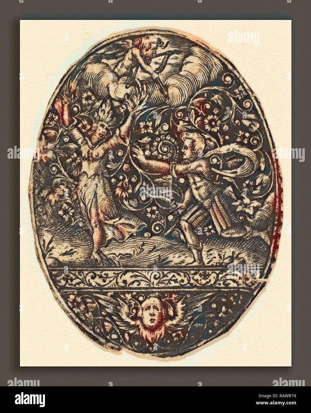 Antoine Jacquard (French, died 1652), Apollo and Daphne, engraving ...