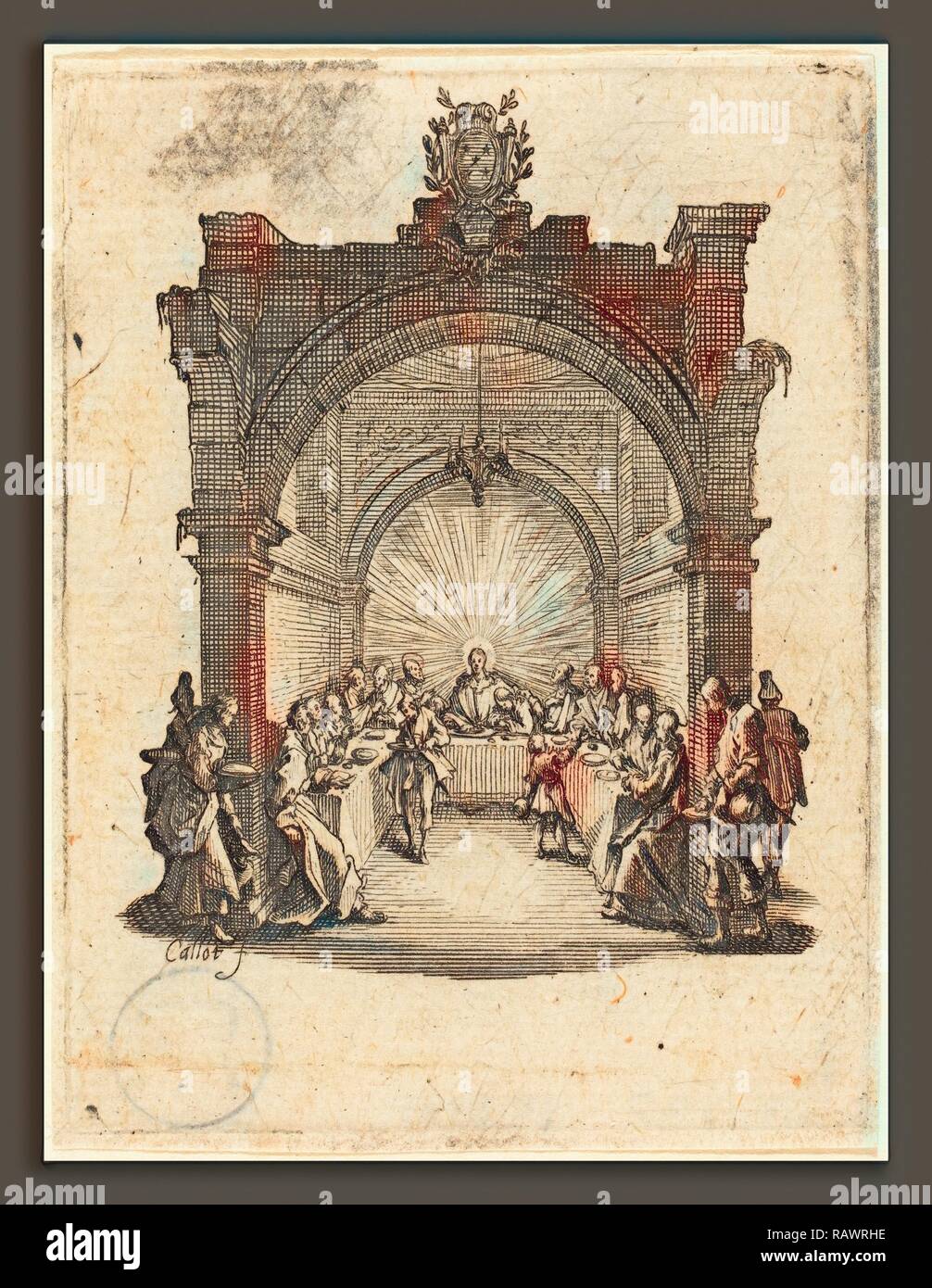 Jacques Callot (French, 1592 - 1635), The Last Supper, c. 1624-1625 ...