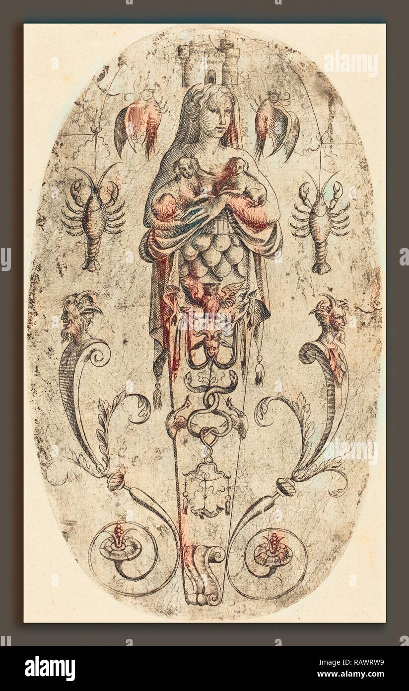 Jean Mignon (French, active 1543 - active c. 1545), Diana of Ephesus ...