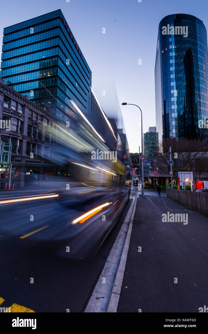 A street view of Auckland in New Zealand Stock Photo - Alamy