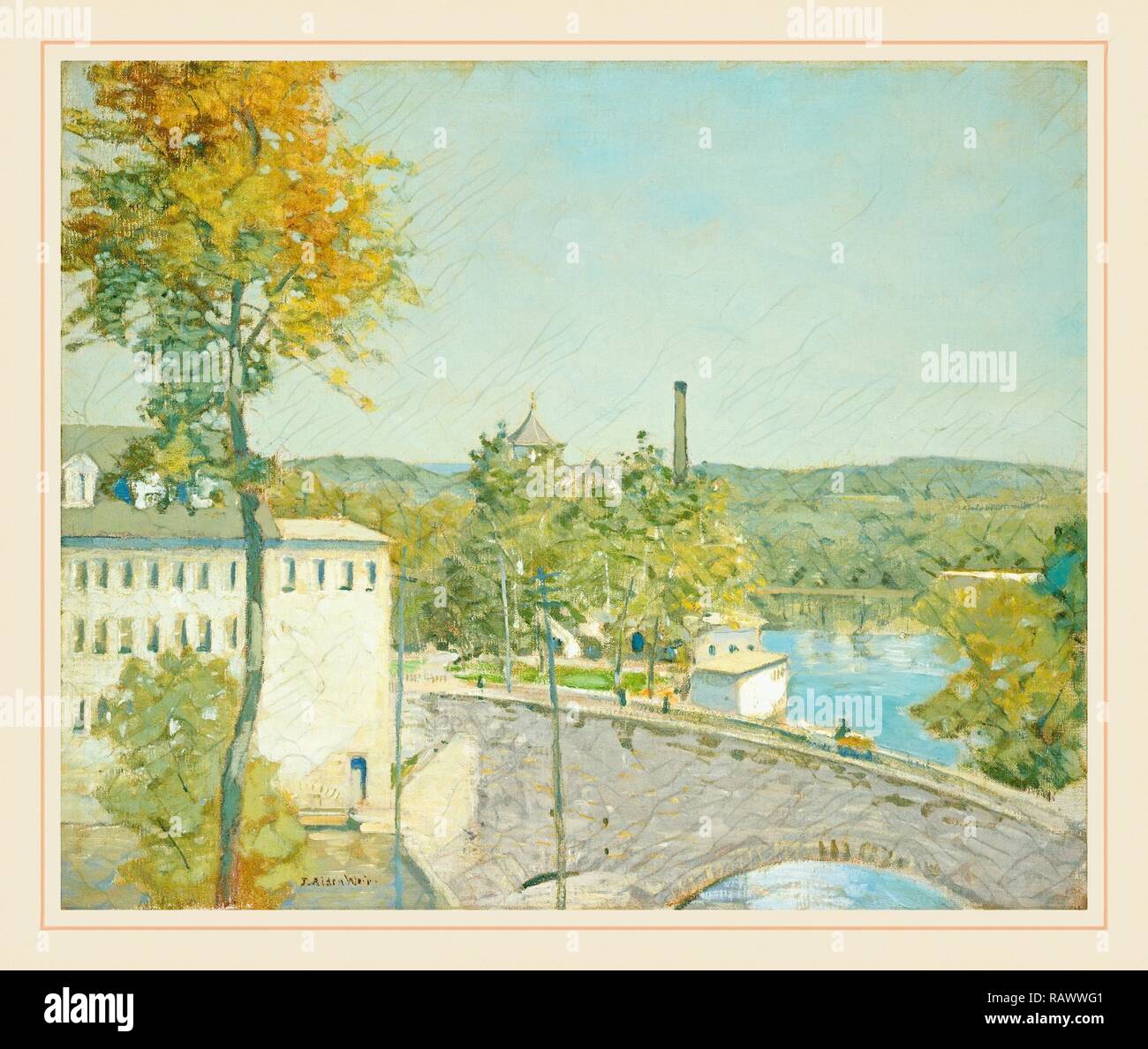 Julian Alden Weir, U.S. Thread Company Mills, Willimantic, Connecticut ...