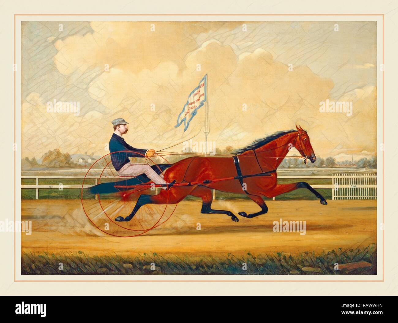 Charles S. Humphreys, Budd Doble Driving Goldsmith Maid at Belmont ...