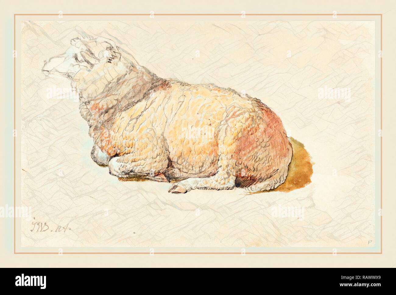 James Ward, British (1769-1859), A Sheep Resting, c. 1800-1810 ...