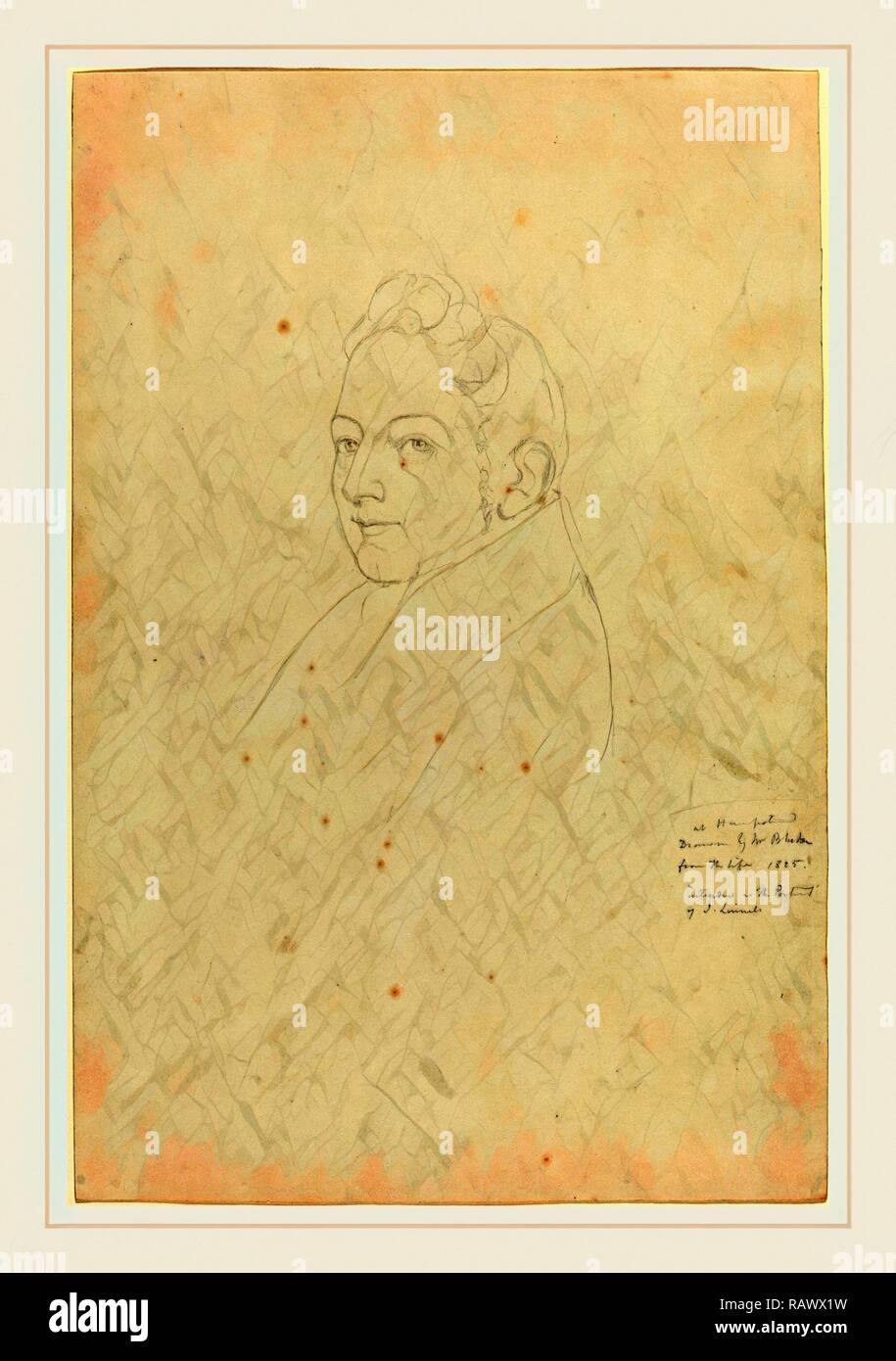 William Blake, British (1757-1827), John Linnell, 1825, graphite ...