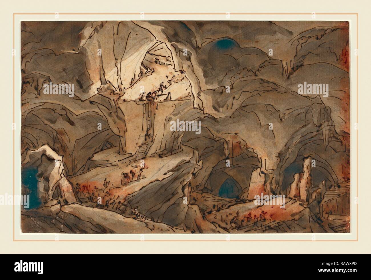 Antonio Basoli, Italian (1774-1848), Entrance to the Bowels of the ...