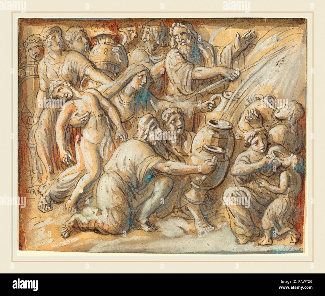 Luigi Ademollo, Italian (1764-1849), Moses Drawing Water From the Rock ...