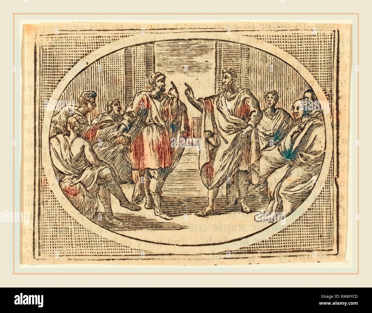 Elisha Kirkall,English, (c. 1682-1742), The Boasting Traveler, metalcut ...