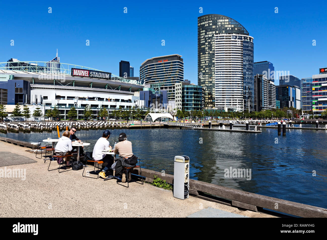 Marvel Stadium in Melbourne Docklands,Victoria Australia,was opened in ...