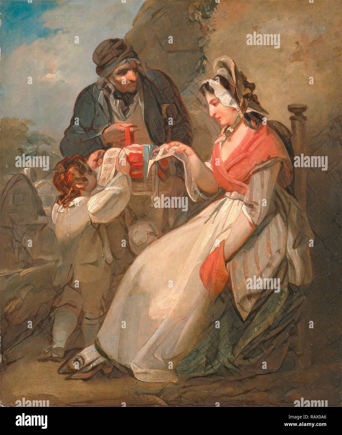 The Wandering Sailor The Ballad Seller, Henry Singleton, 1766-1839 ...