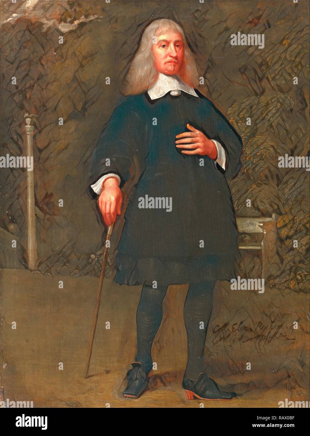 Colonel Alexander Popham, of Littlecote, Wiltshire Inscribed in brown ...