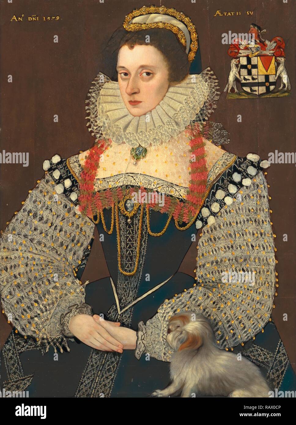 The Duchess of Chandos Frances, Lady Chandos Inscribed in yellow paint ...
