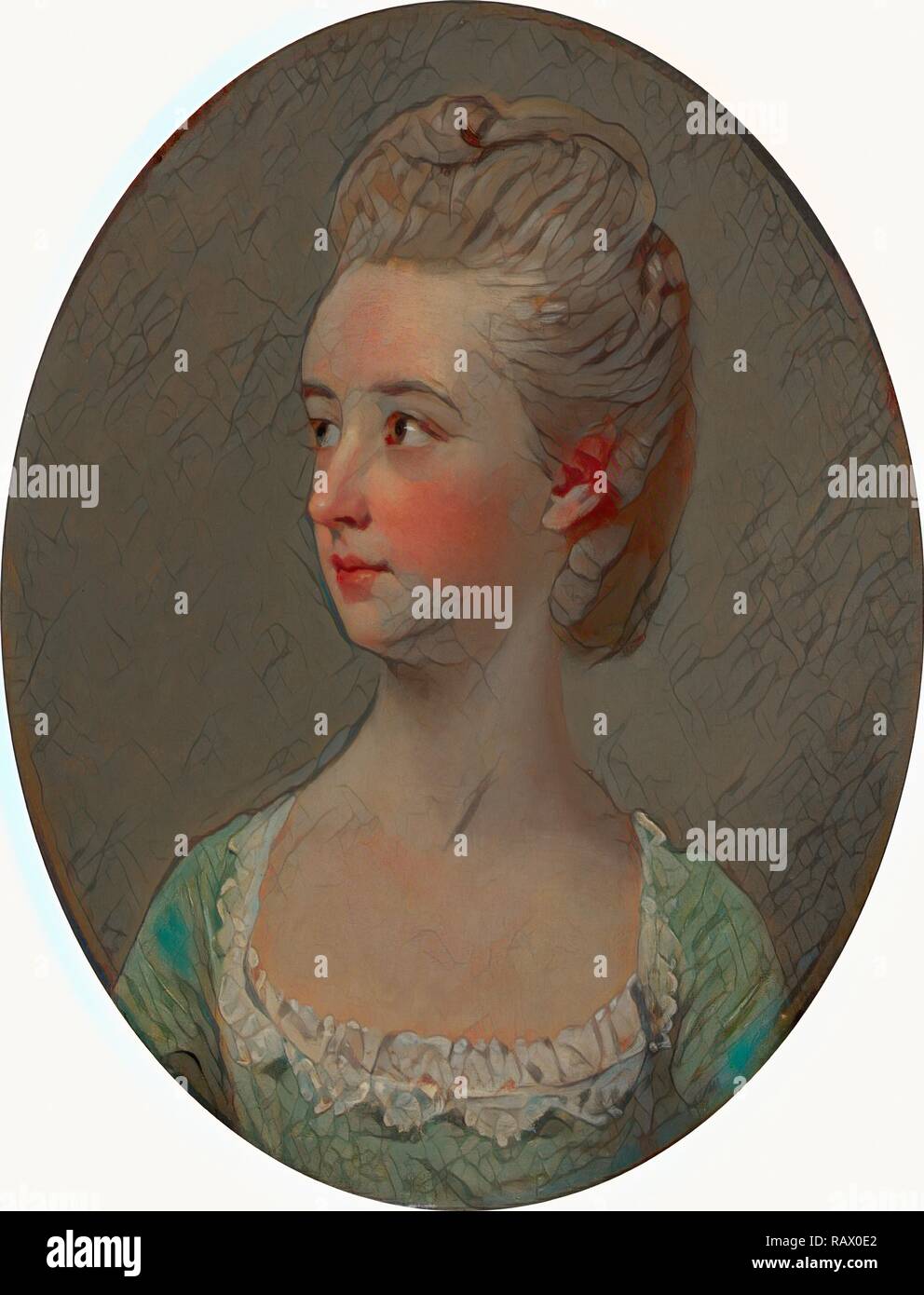 Portrait of a young woman, possibly Miss Nettlethorpe, Henry Walton ...