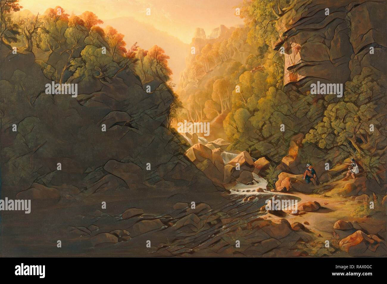 The Mountain Torrent, Francis Danby, 1793-1861, British. Reimagined by ...