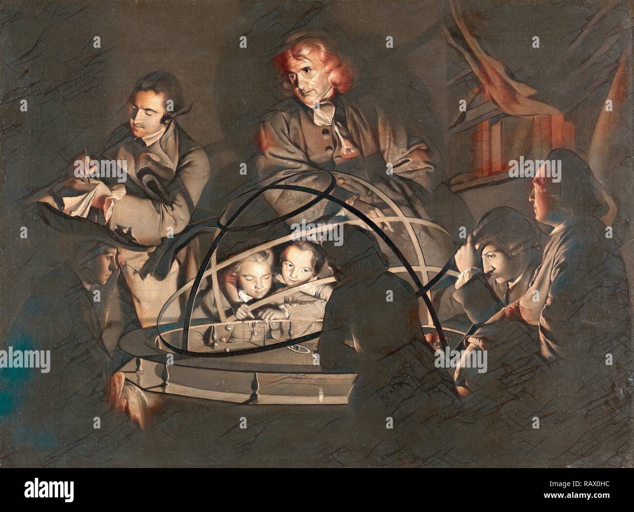 Philosopher Giving a Lecture on the Orrery, Joseph Wright of Derby ...