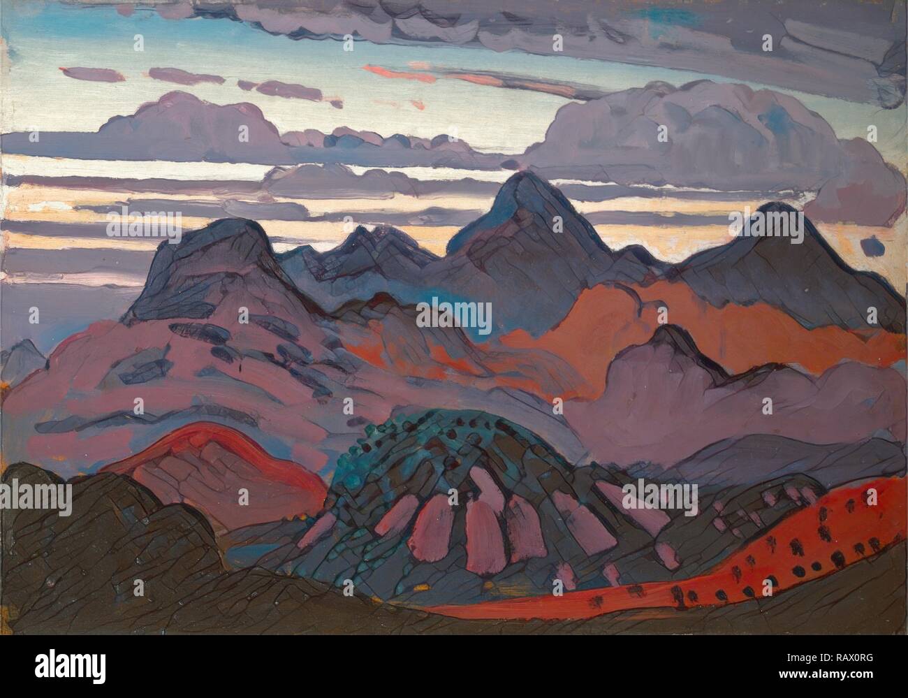 Deep Twilight, Pyrenees, James Dickson Innes, 1887-1914, British ...