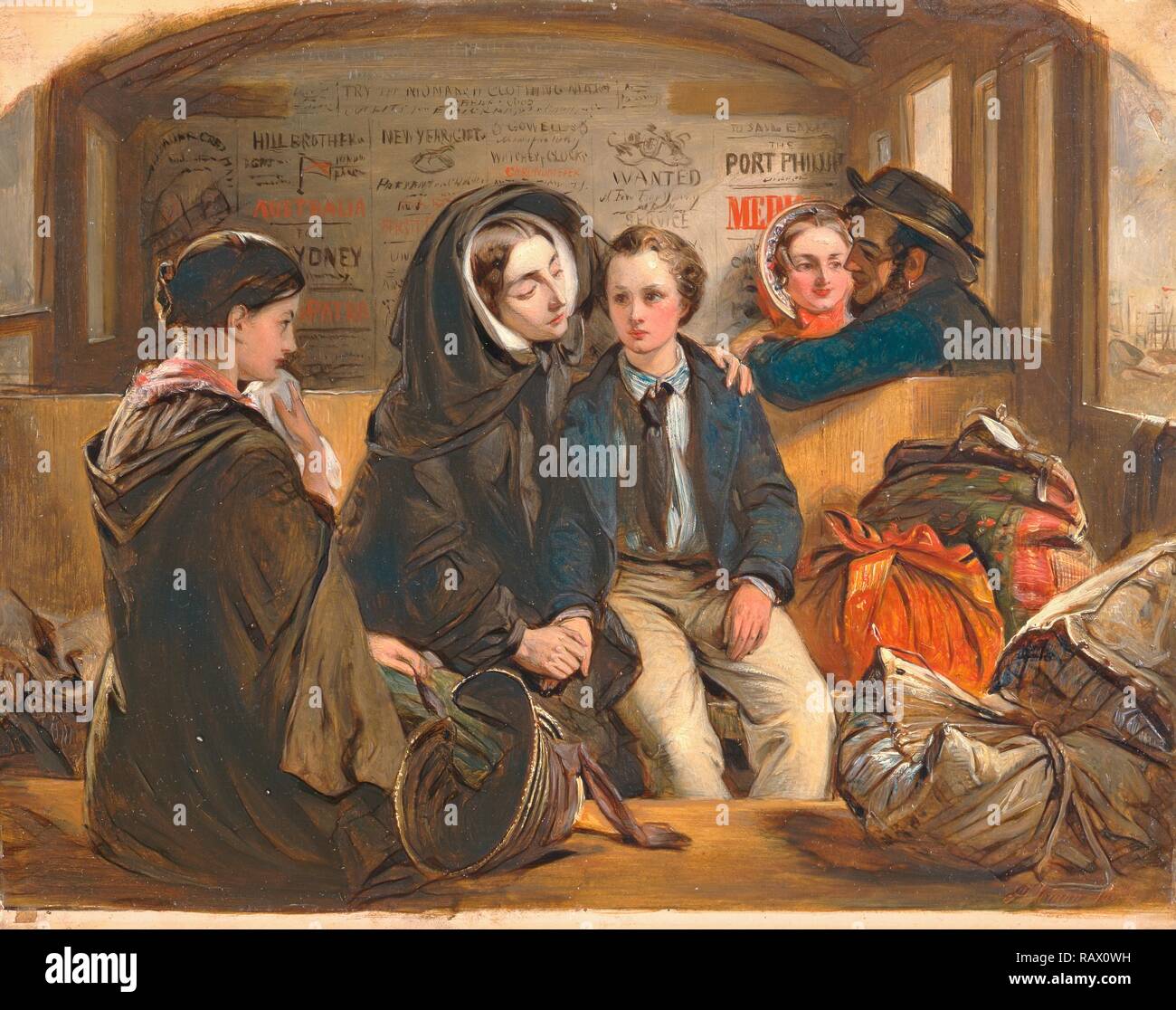 Second Class - The Parting. 'Thus part we rich in sorrow, parting poor ...