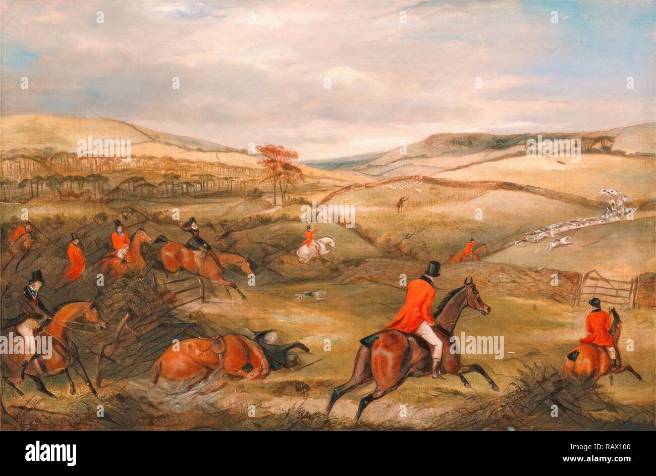 The Berkeley Hunt, 1842: The Chase Signed and dated, abraded, lower ...