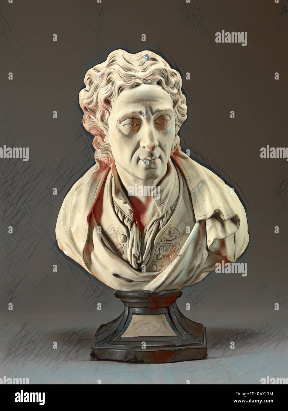 John Locke Engraved on plate on front of socle: 'LOCKE', unknown artist ...