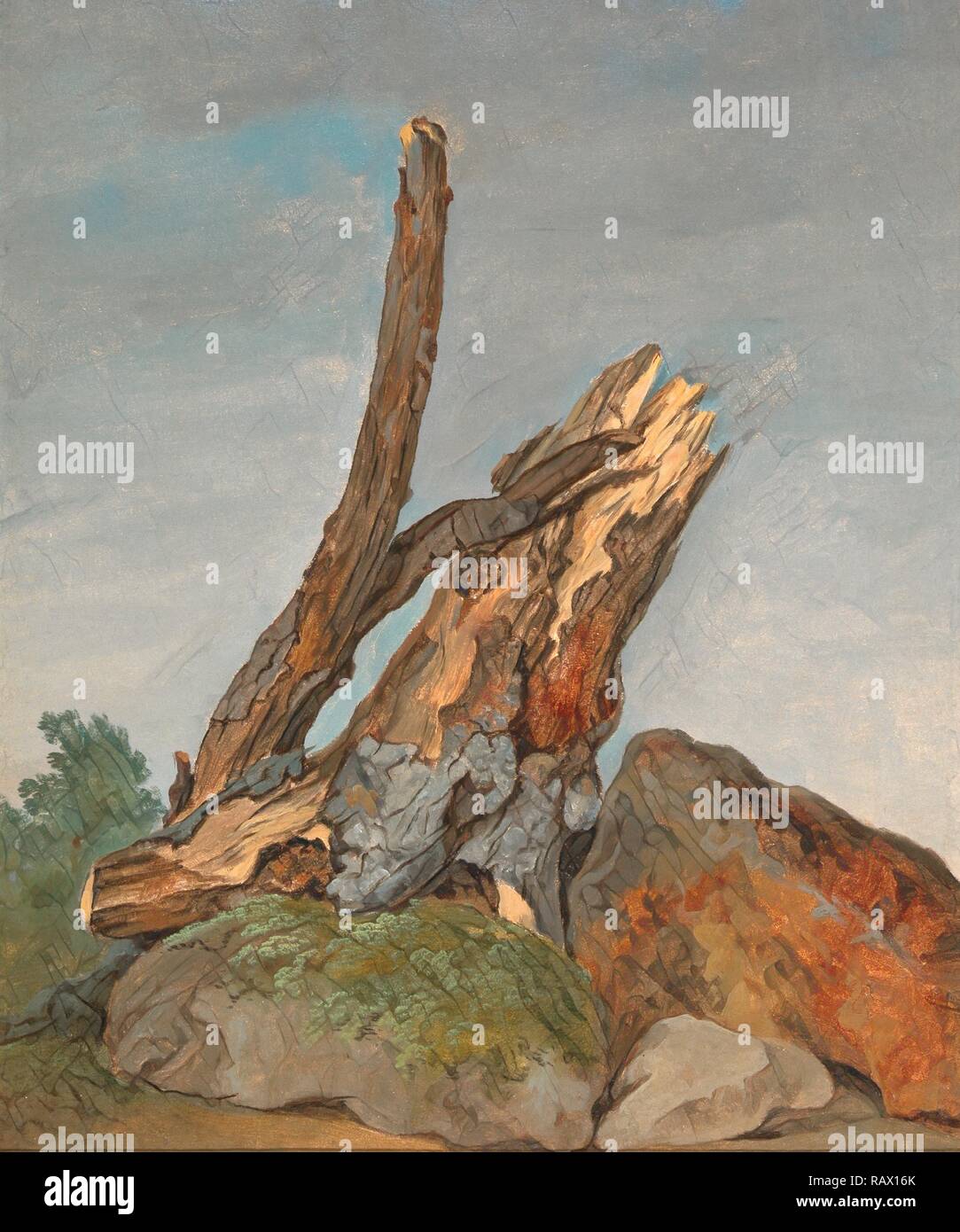 Study of Rocks and Branches, George Augustus Wallis, 1770-1847, British ...