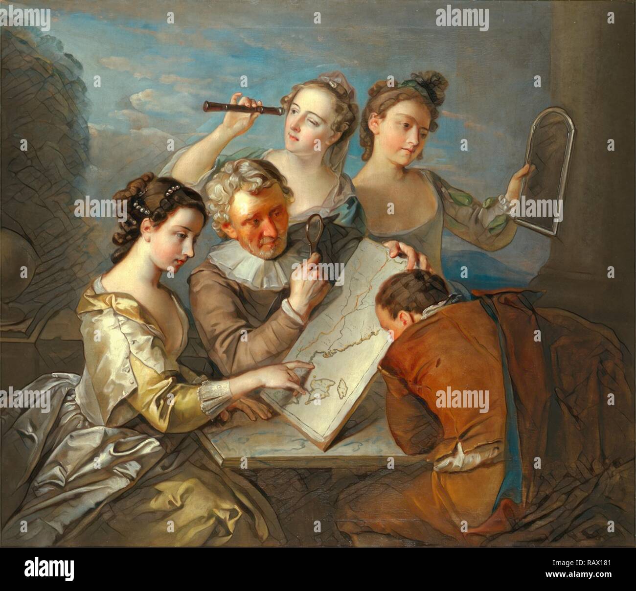 The Sense of Sight, Philippe Mercier, 1689 or 1691-1760, Franco-German ...