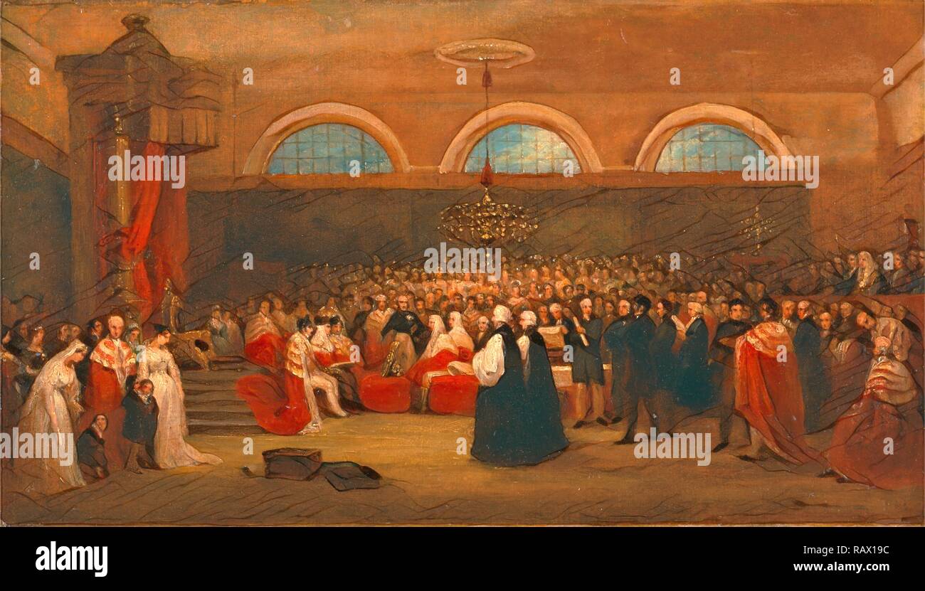 The Passing of the Great Emancipation Act, George Jones, 1786-1869 ...