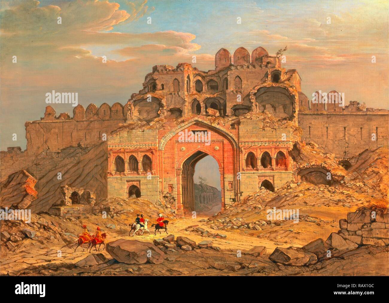 Inside the Main Entrance of the Purana Qila, Delhi A View from the ...