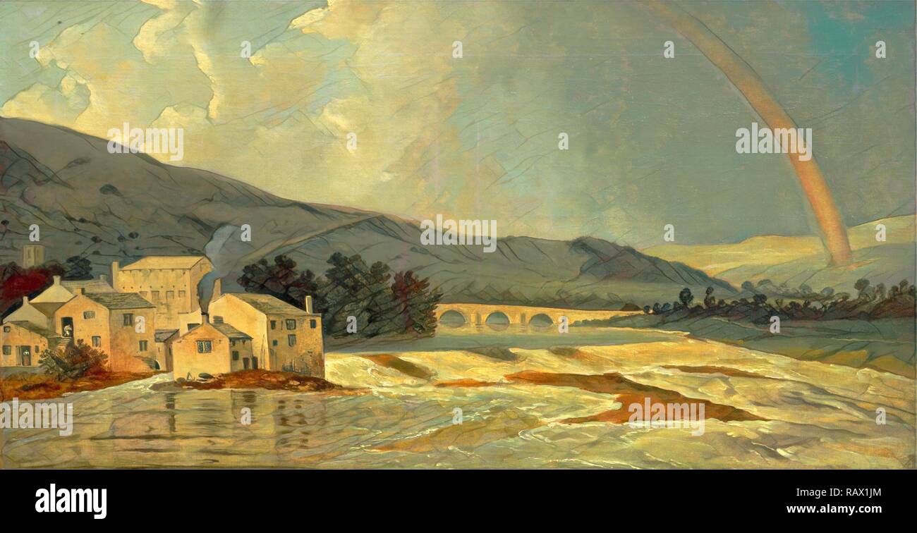 Otley Bridge on the River Wharfe, William Hodges, 1744-1797, British ...