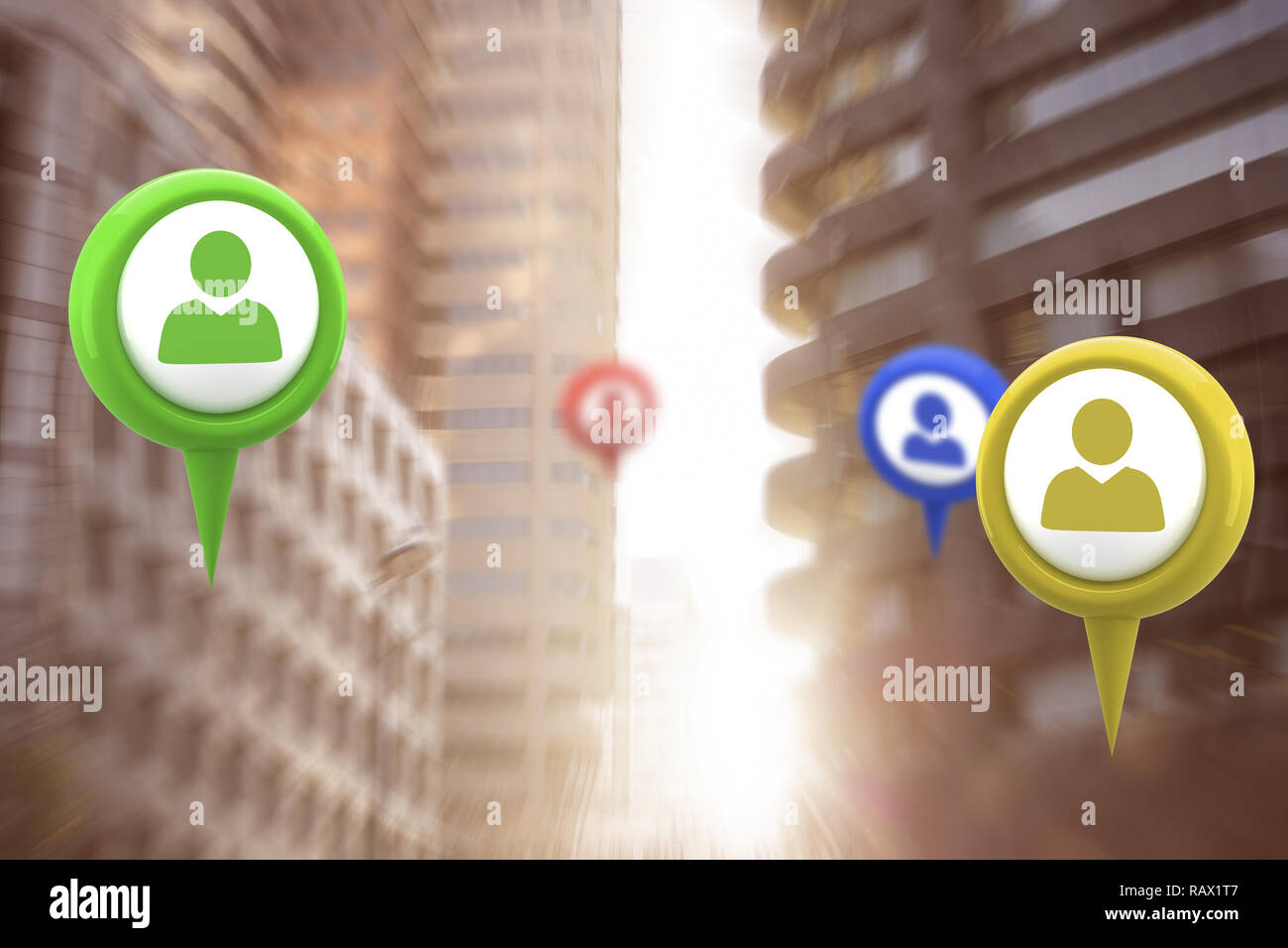 Composite image of green application symbol Stock Photo - Alamy