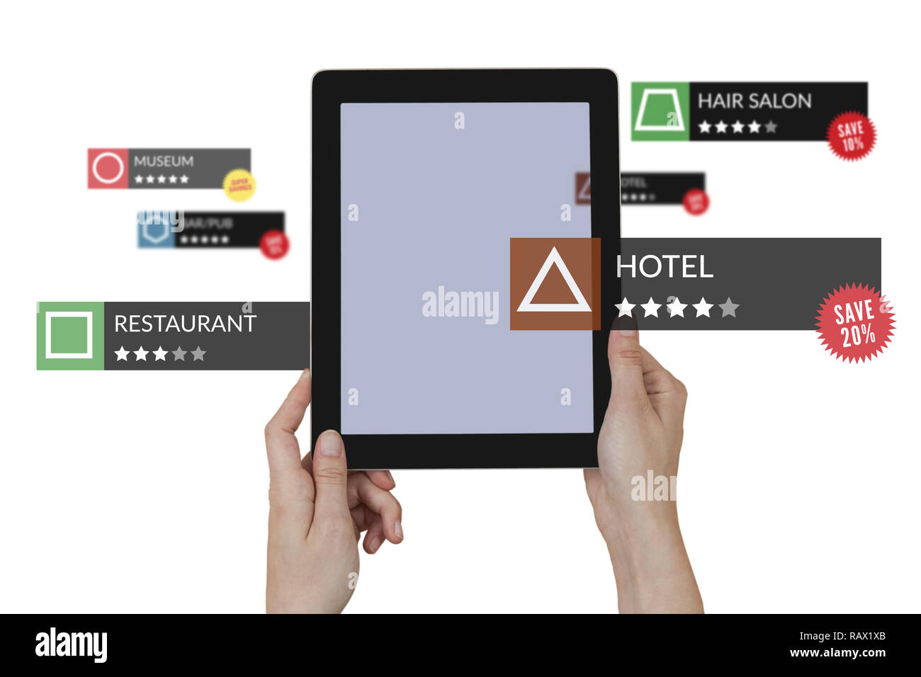 Tablet applications hi-res stock photography and images - Alamy