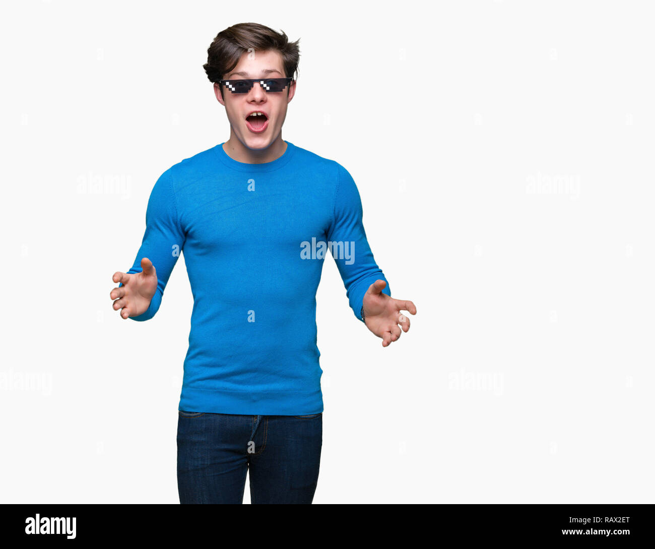 Thug life glasses hi-res stock photography and images - Alamy