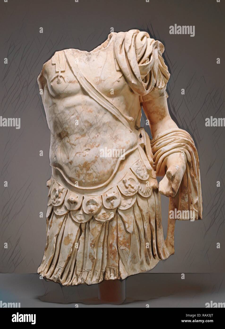 Torso of a Cuirassed Statue, Unknown, Italy, Europe, about 83 - 85 ...