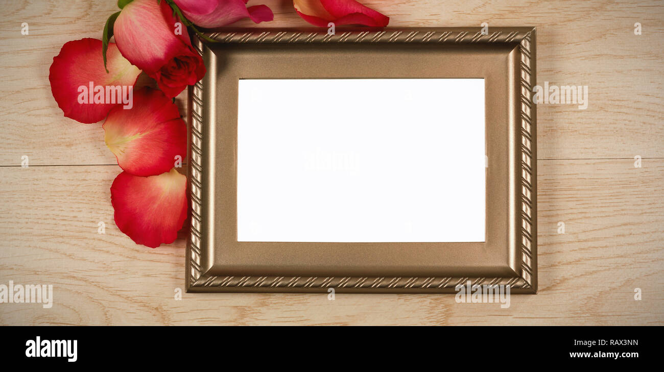 Rose photo frame hi-res stock photography and images - Alamy
