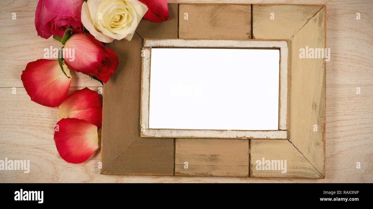 Rose photo frame hi-res stock photography and images - Alamy